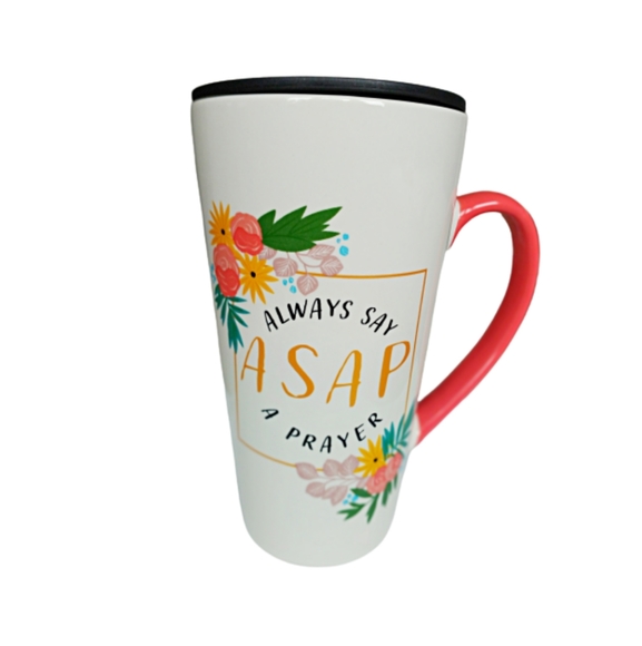 Dining | Always Say A Prayer Tall Coffee Mug 17 Oz | Poshmark
